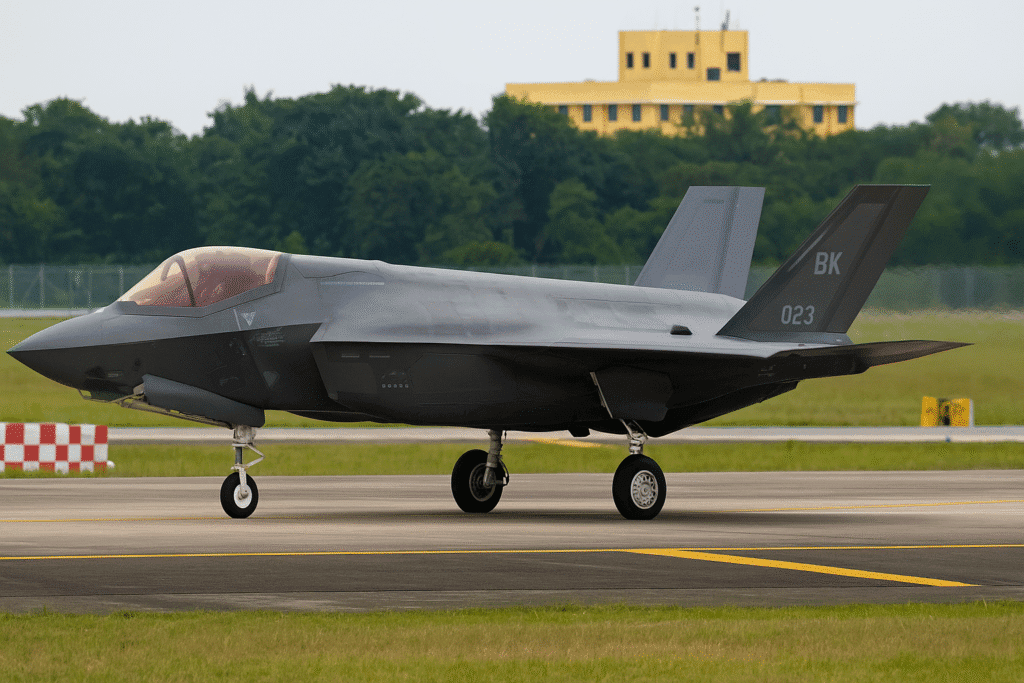 UK’s F-35B Fighter Jet Departs from Thiruvananthapuram